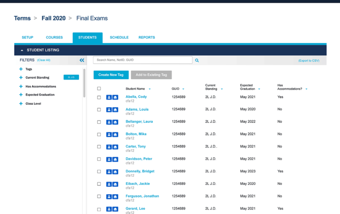 Exam Scheduling – AppointLink – Higher Education Power Tools
